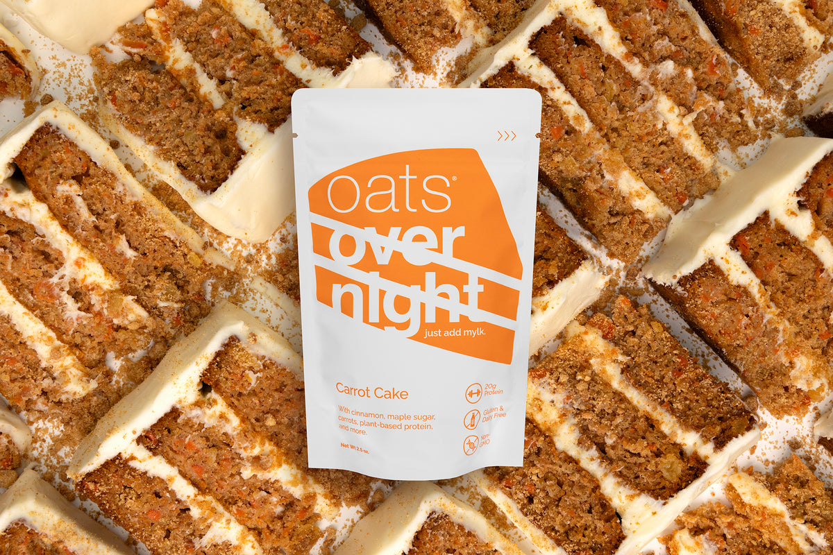 Carrot Cake Overnight Oats Protein Shake