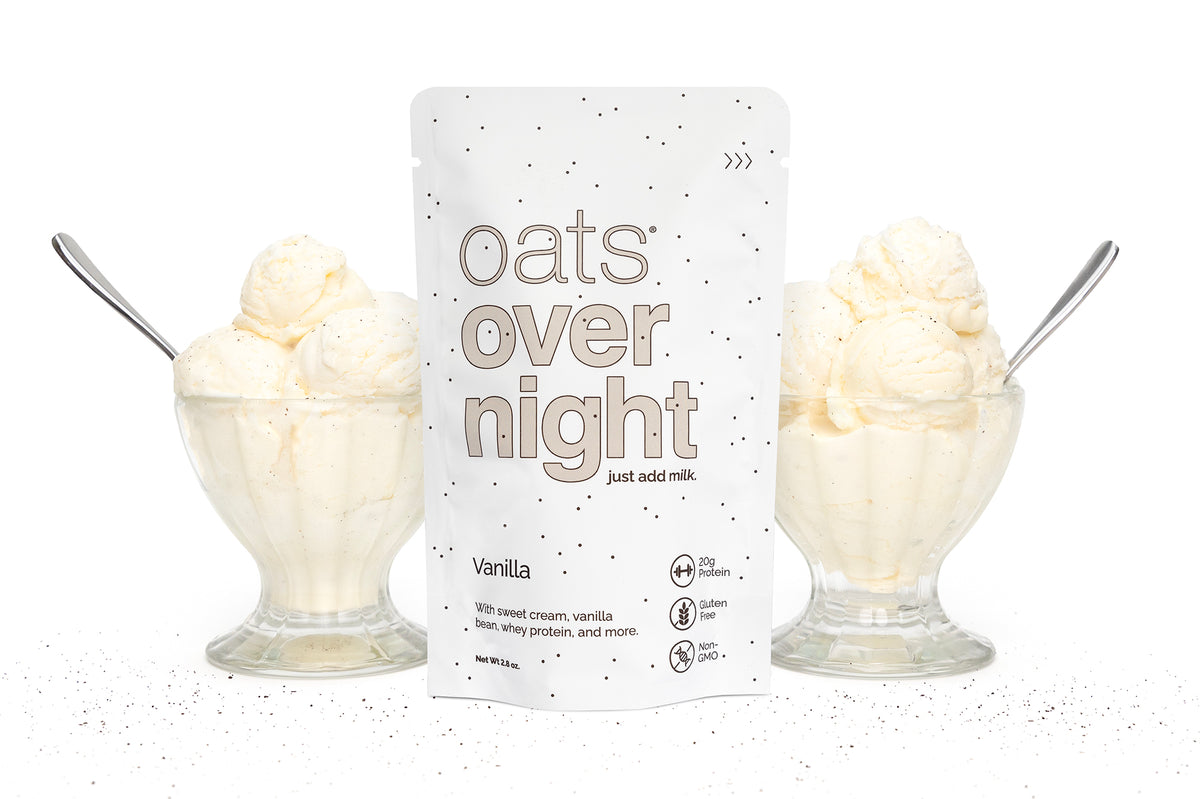 Vanilla Overnight Oats Protein Shake - High Protein & Fiber