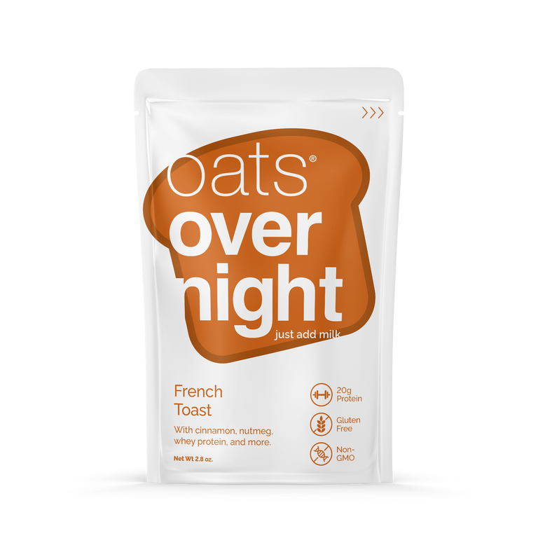French Toast Overnight Oats Shake - High Protein, Low Sugar